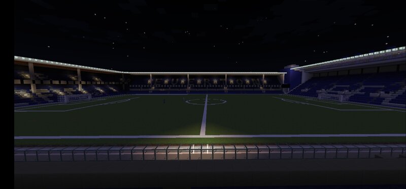 Goodison Park + Custom Stadium Minecraft Map