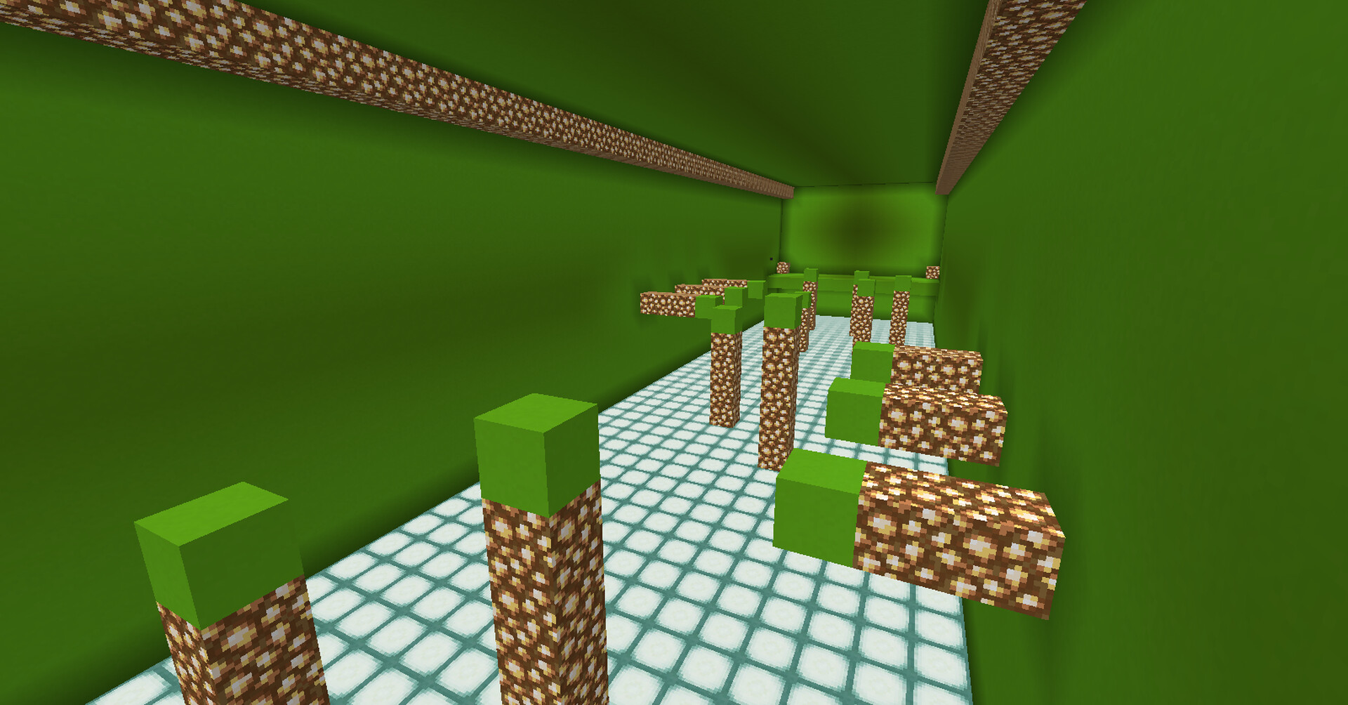 Parkour, Dungeons and riddles/minigames. Minecraft Map