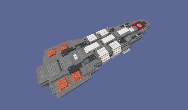 spaceship Minecraft Map