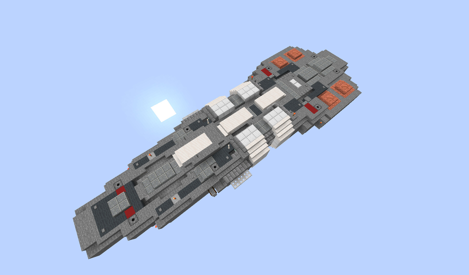 spaceship Minecraft Map