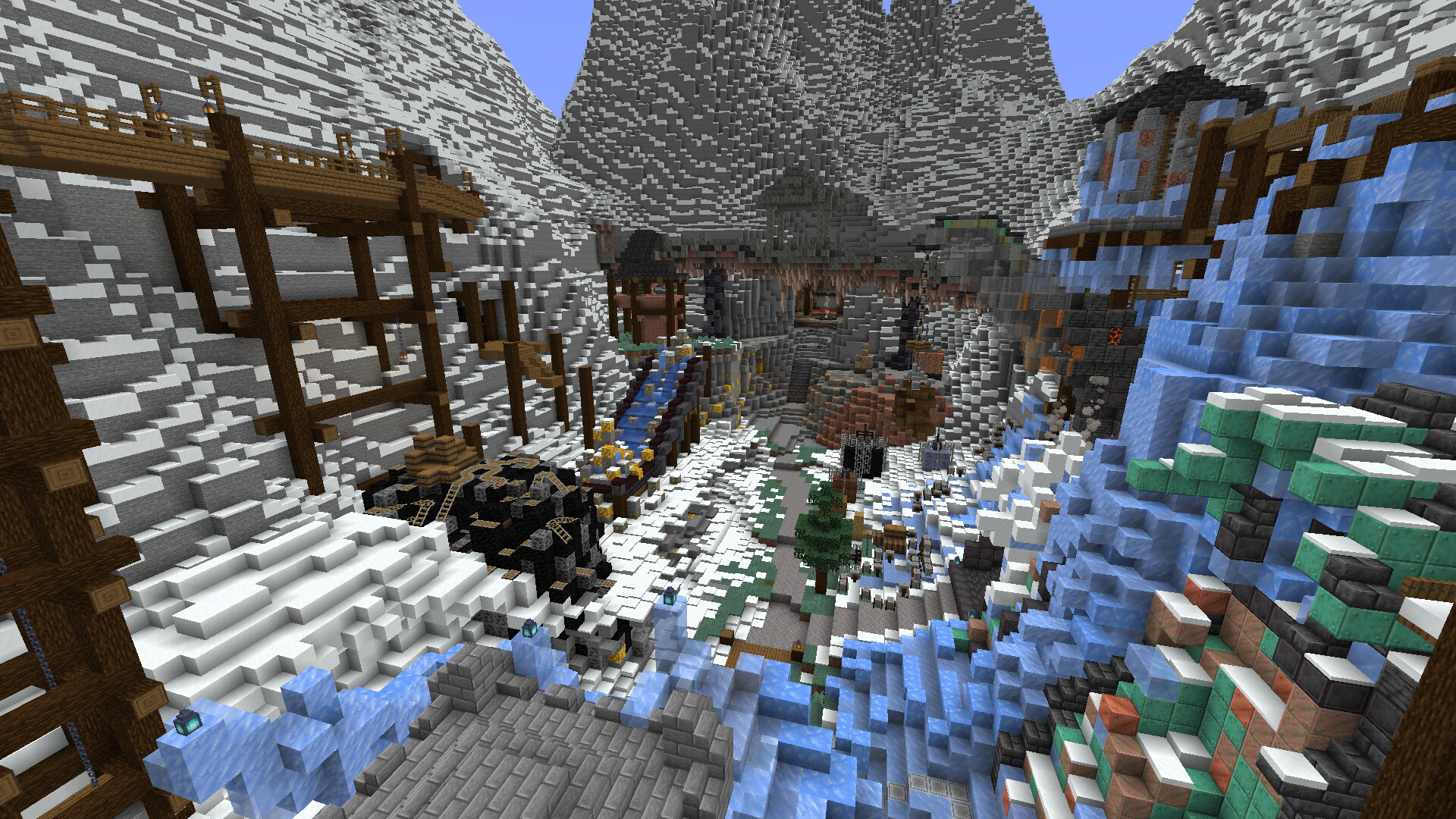 Frozen Crag | 1.19.x Multiplayer Freeze Tag Minecraft Map