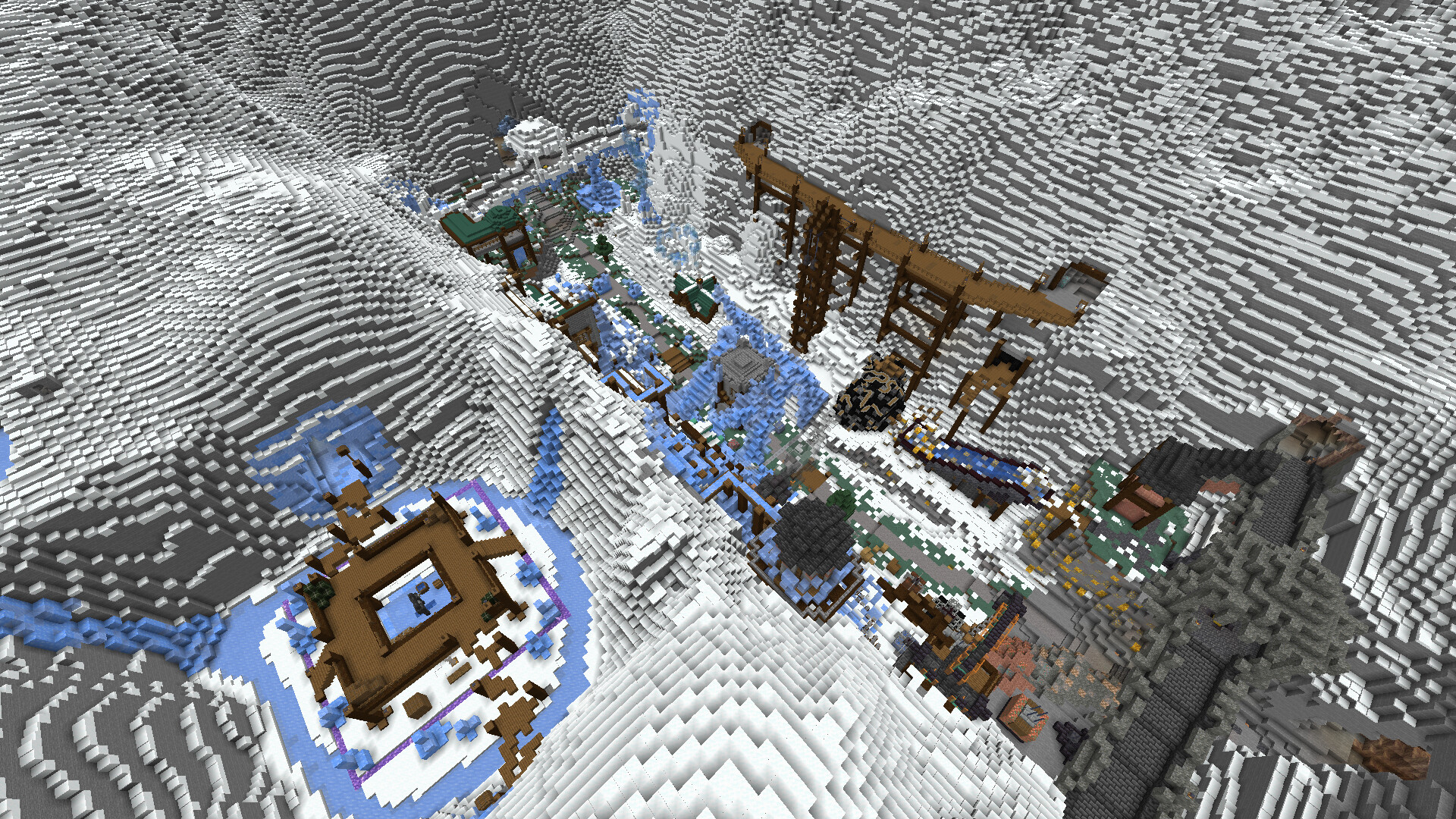 Frozen Crag | 1.19.x Multiplayer Freeze Tag Minecraft Map