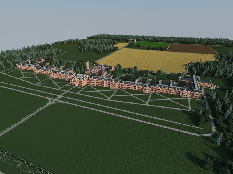 Psychiatric Hospital | Download + Full Interior | Minecraft Map