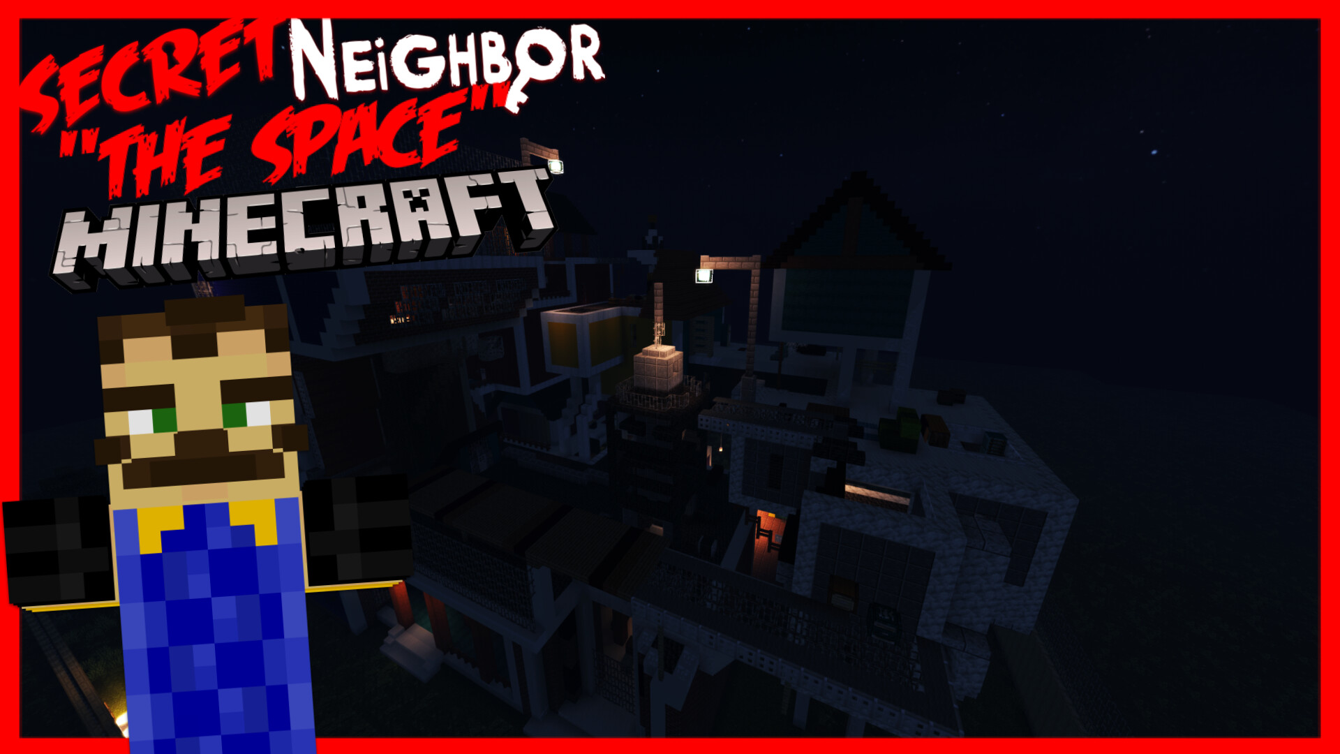 Secret Neighbor Map 3 "The Space" in Minecraft (Halloween Decorations ...