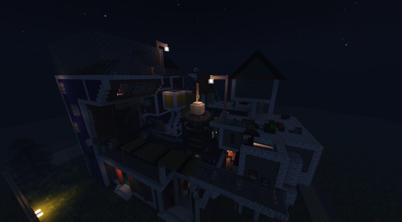 Secret Neighbor Map 3 "The Space" in Minecraft (Halloween Decorations ...