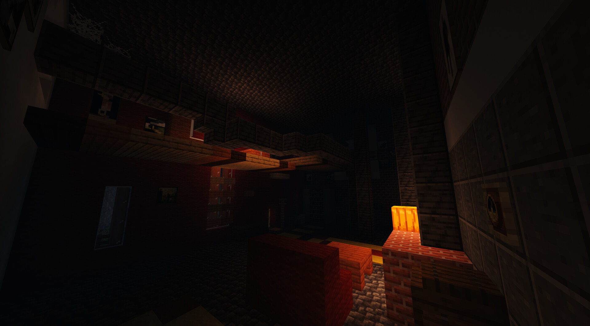 Secret Neighbor Map 3 "The Space" in Minecraft (Halloween Decorations ...