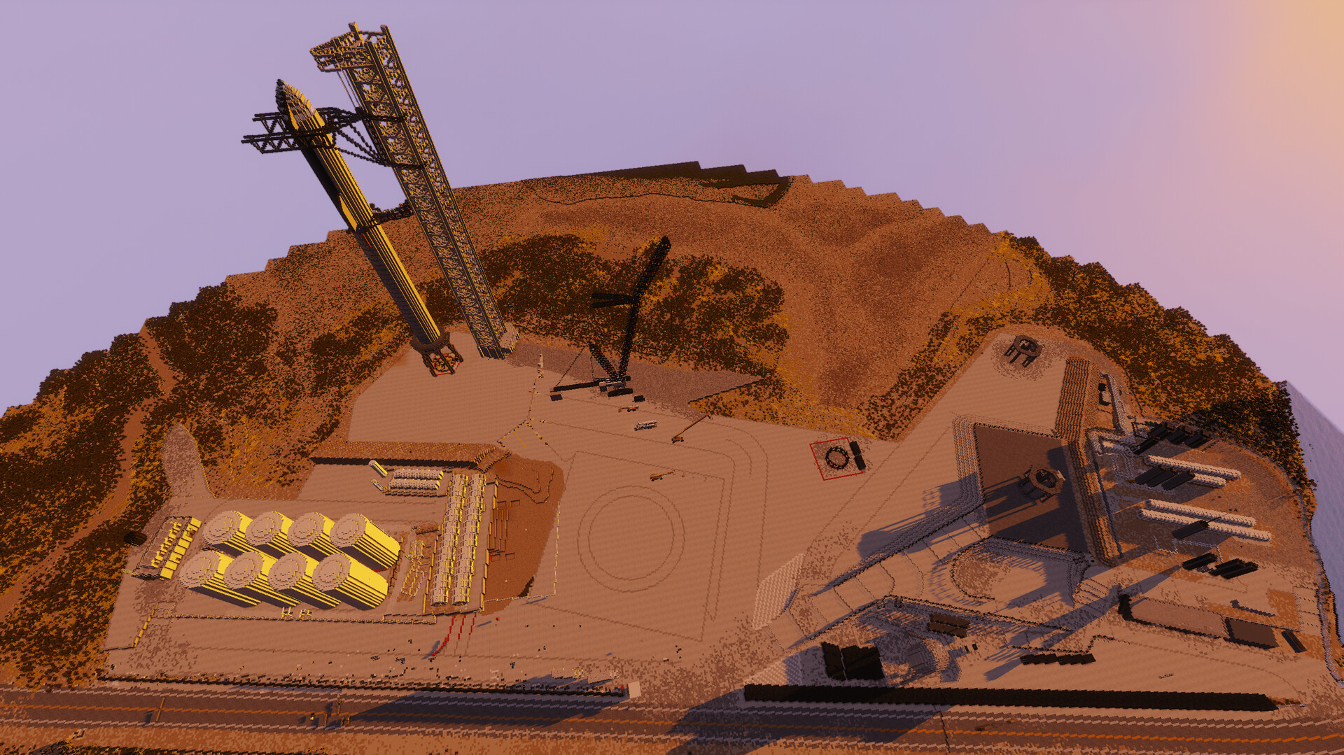 Spacex Boca Chica Starbase Launch site Recreation | ERT Minecraft Map