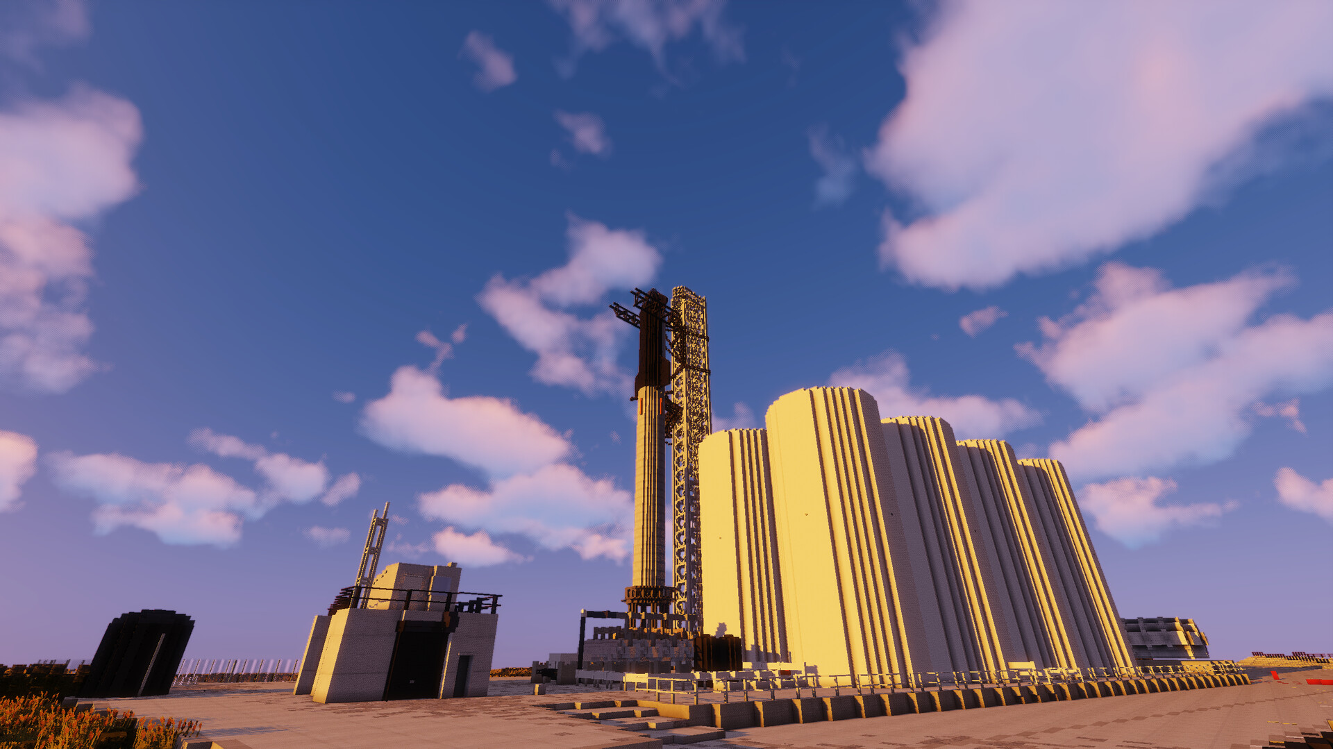 Spacex Boca Chica Starbase Launch site Recreation | ERT Minecraft Map