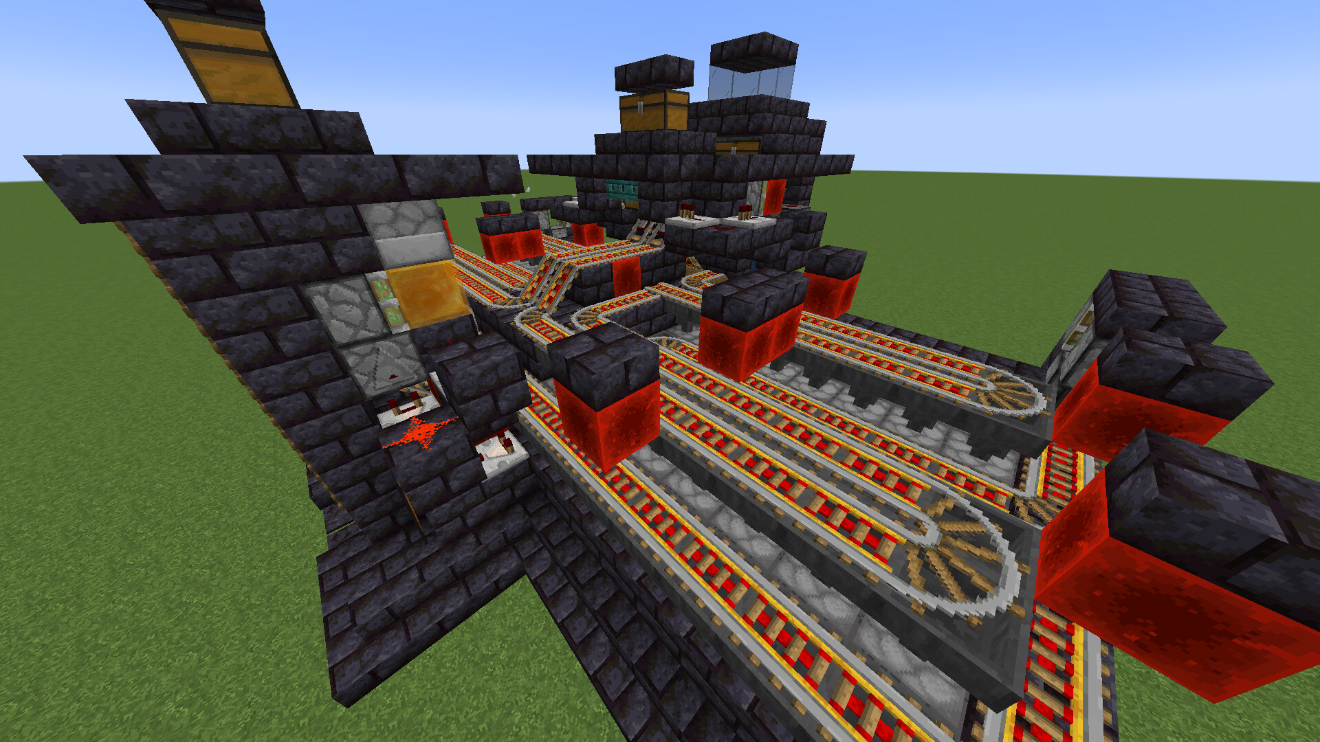 Automatic Furnaces Minecraft Map