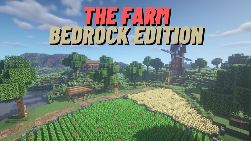 [1.18.1] The Farm: Bedrock Edition Minecraft Map