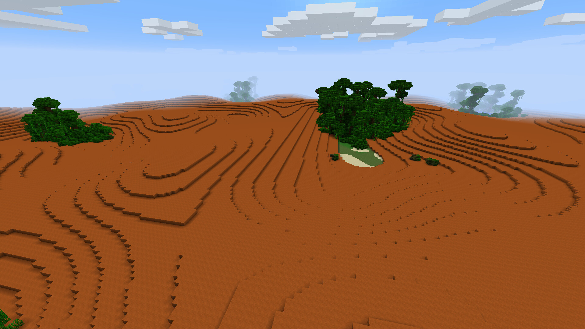 Red Sandstone Many Lakes Large Map Minecraft Map