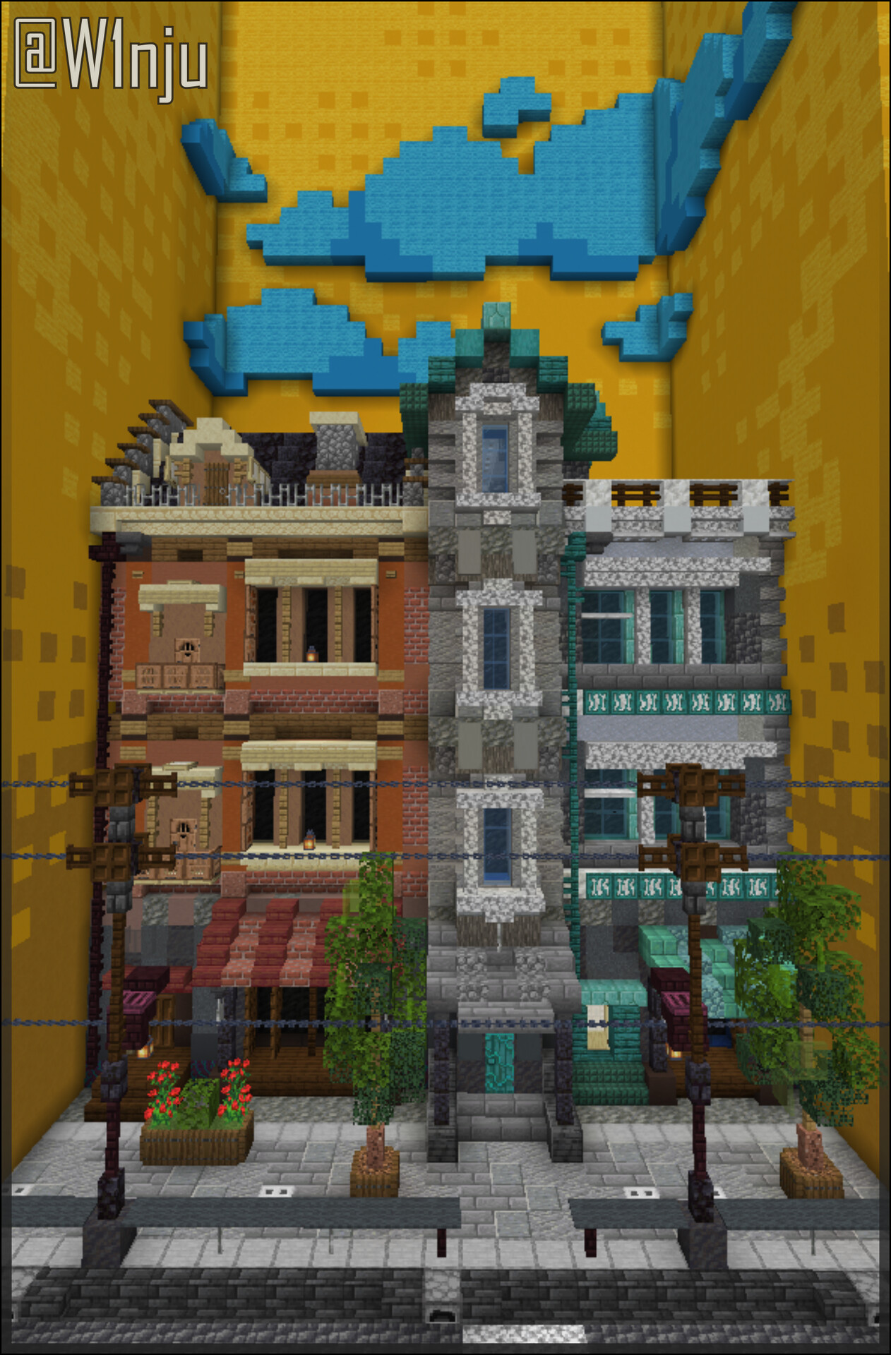 Multicolored street Minecraft Map