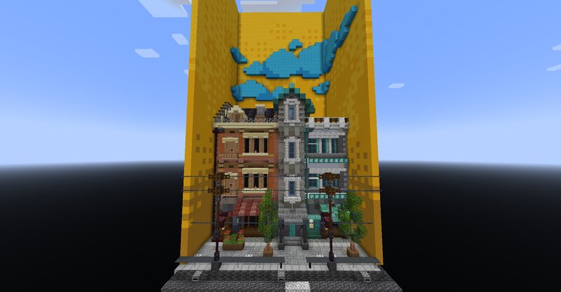 Multicolored street Minecraft Map