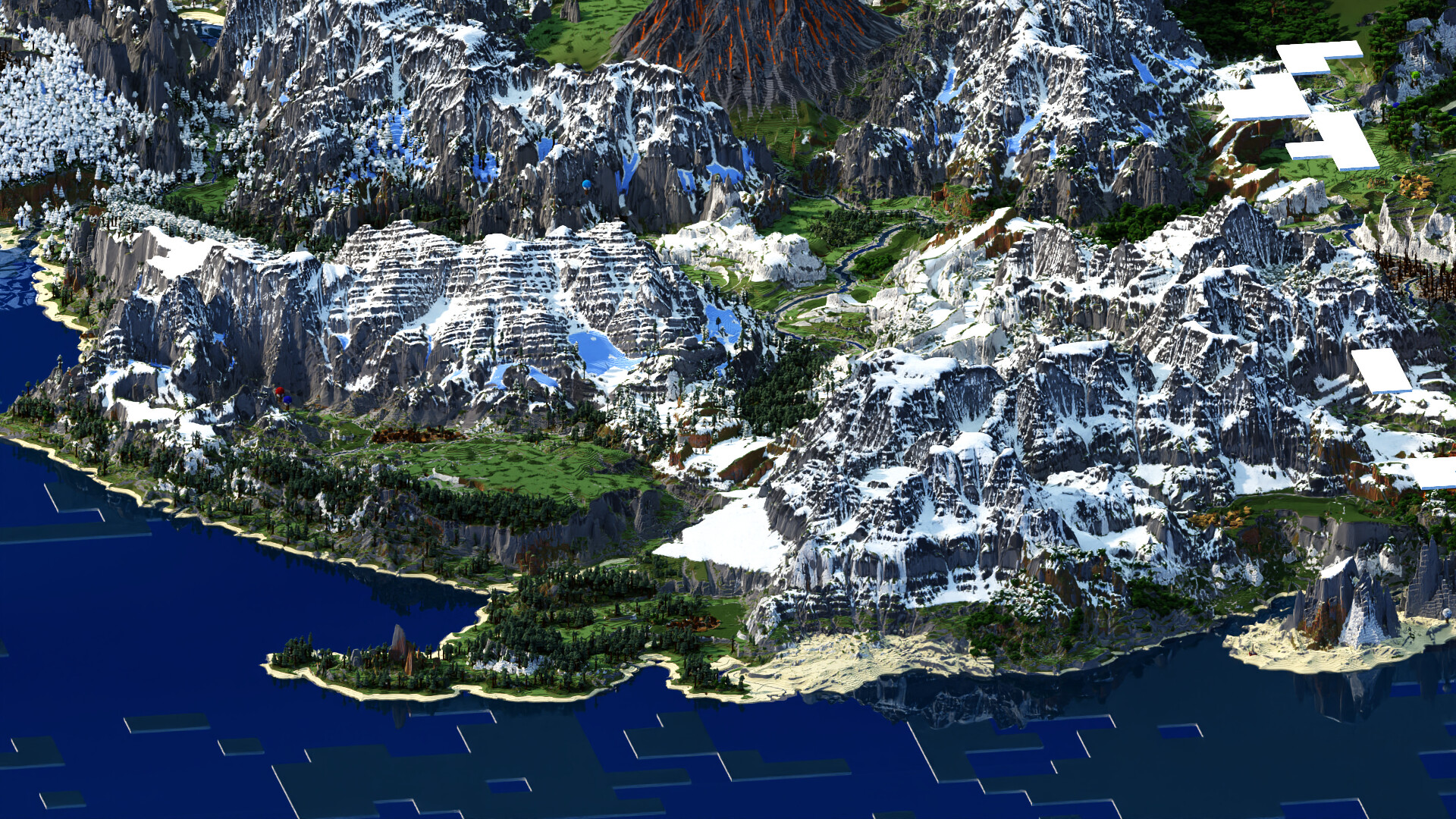 Oxardar - 1.18 Map, Cliffs, Glaciers and Alpine Mountains (Download, 4k ...