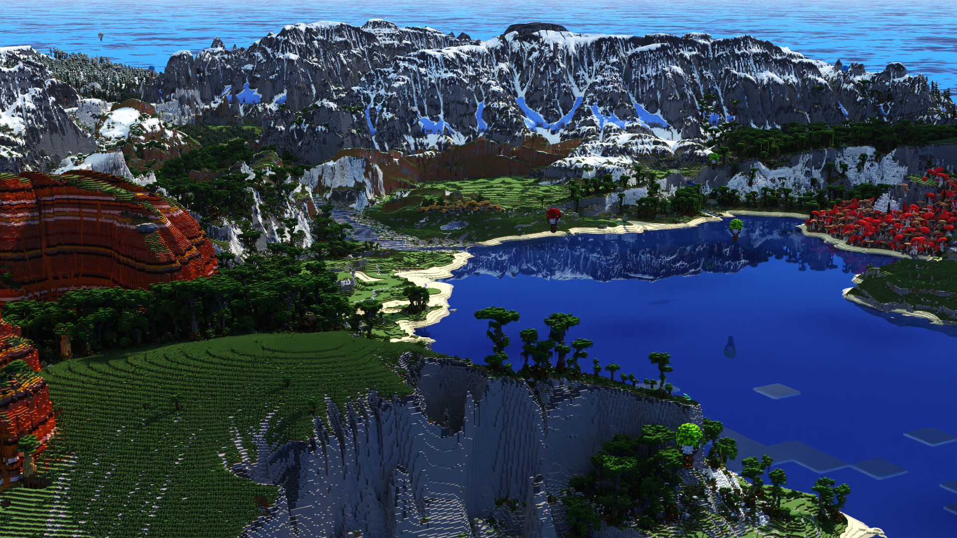 Oxardar - 1.18 Map, Cliffs, Glaciers and Alpine Mountains (Download, 4k ...