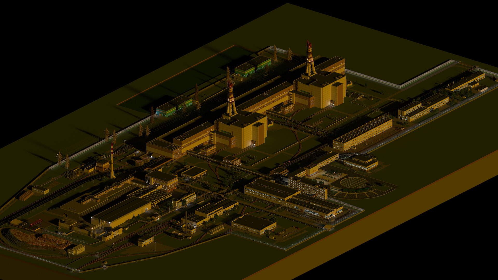 Ignalina Nuclear Power Plant Minecraft Map