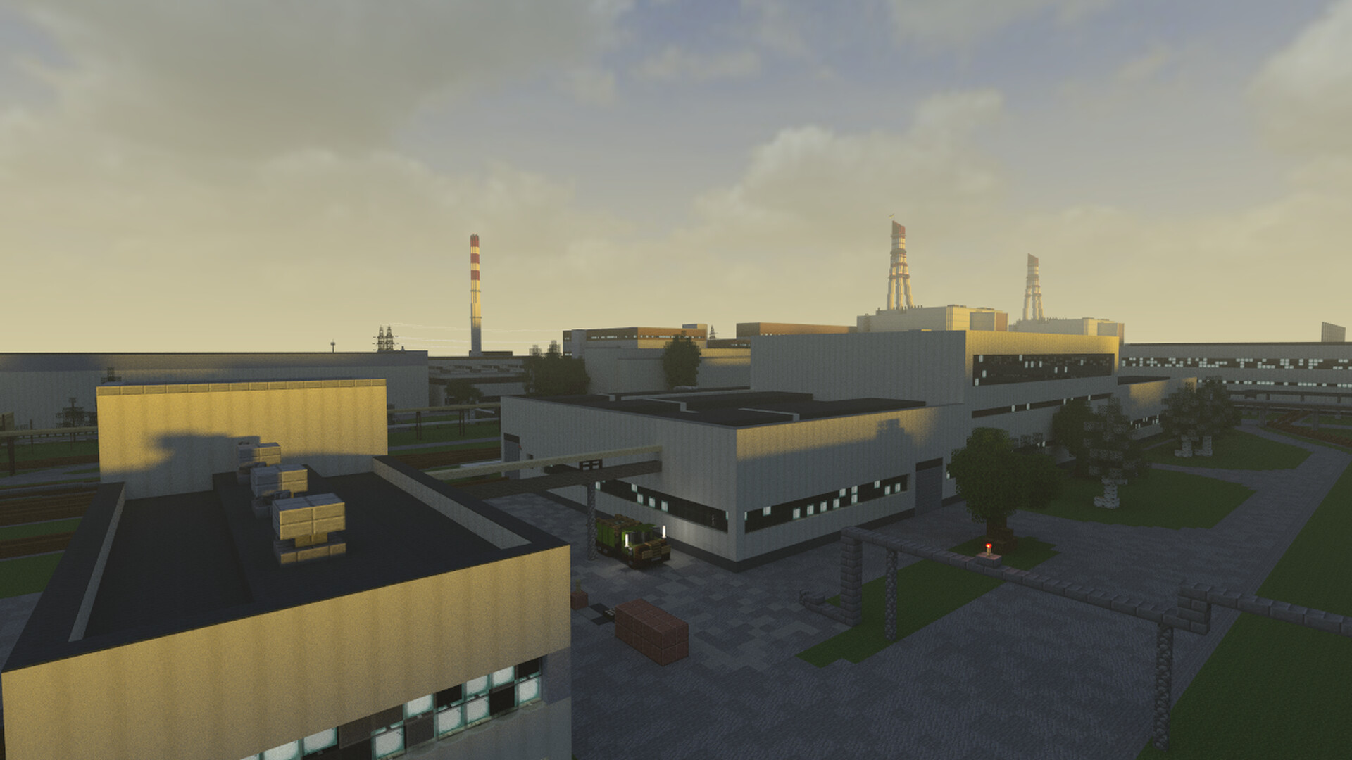 Ignalina Nuclear Power Plant Minecraft Map