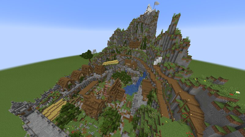 Small village Landscape Minecraft Map