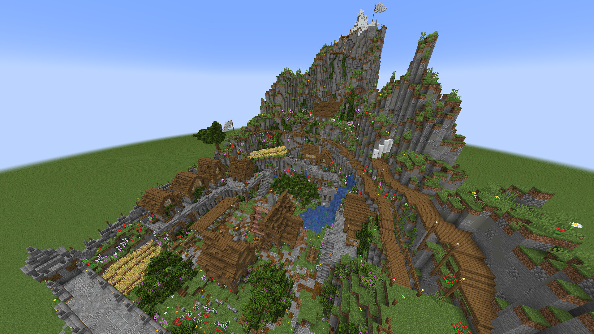 Small village Landscape Minecraft Map