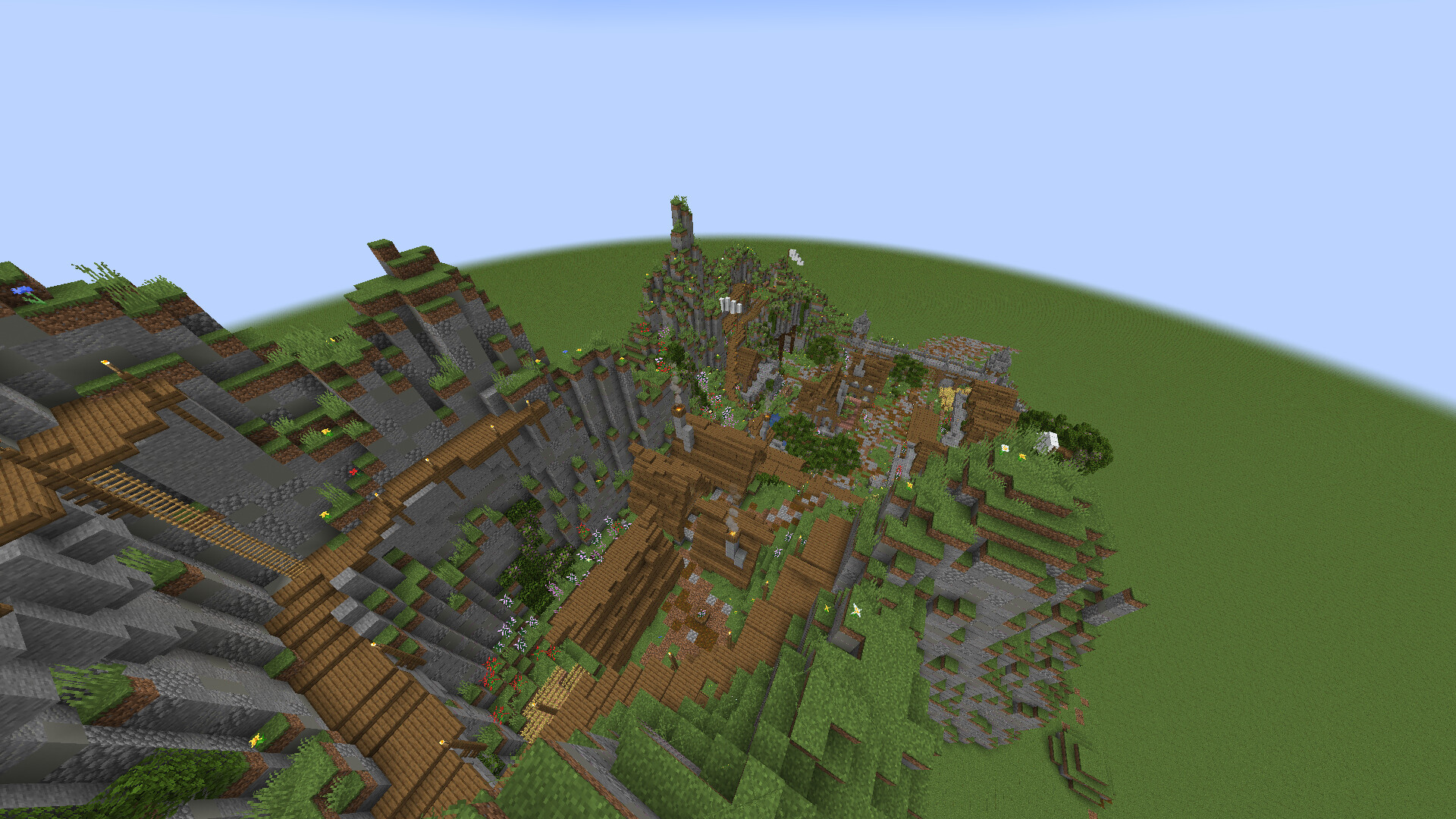 Small village Landscape Minecraft Map