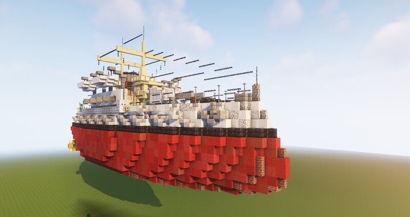 Fictional Pre-dreadnought III Minecraft Map