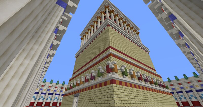 A Roman Temple (survival) Minecraft Map