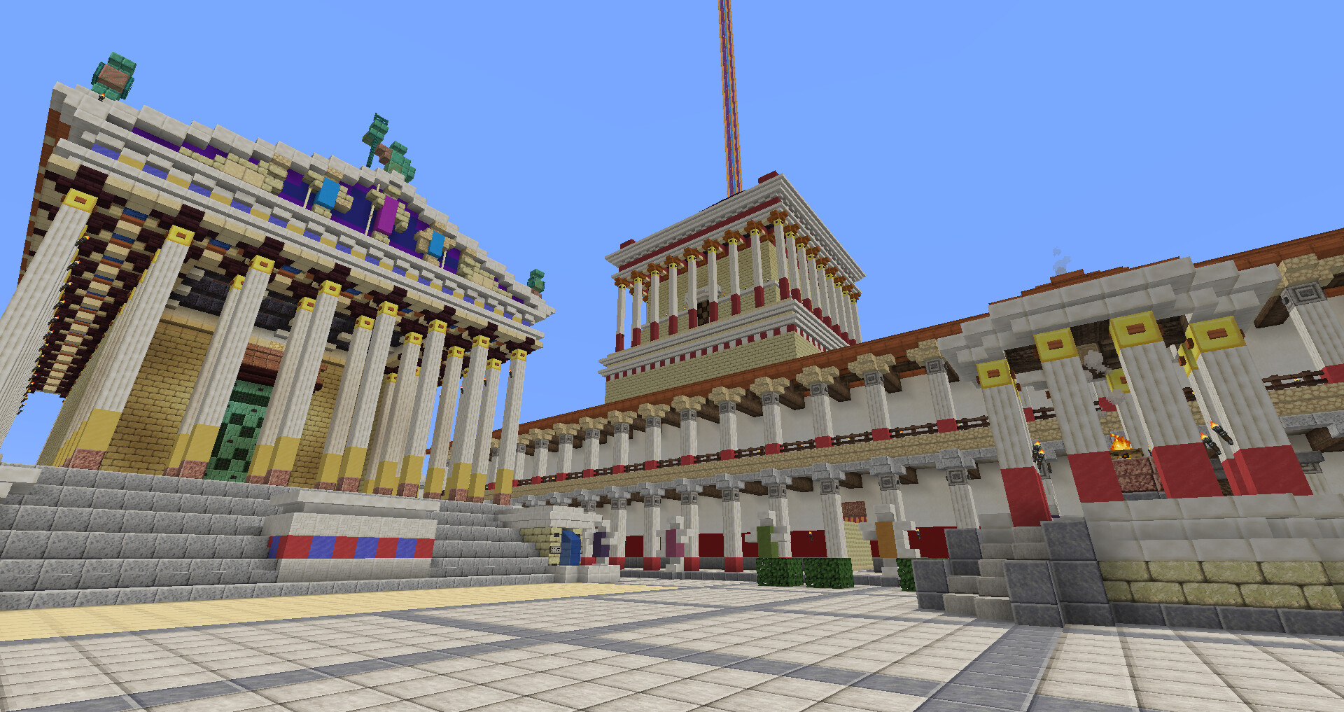 A Roman Temple (survival) Minecraft Map