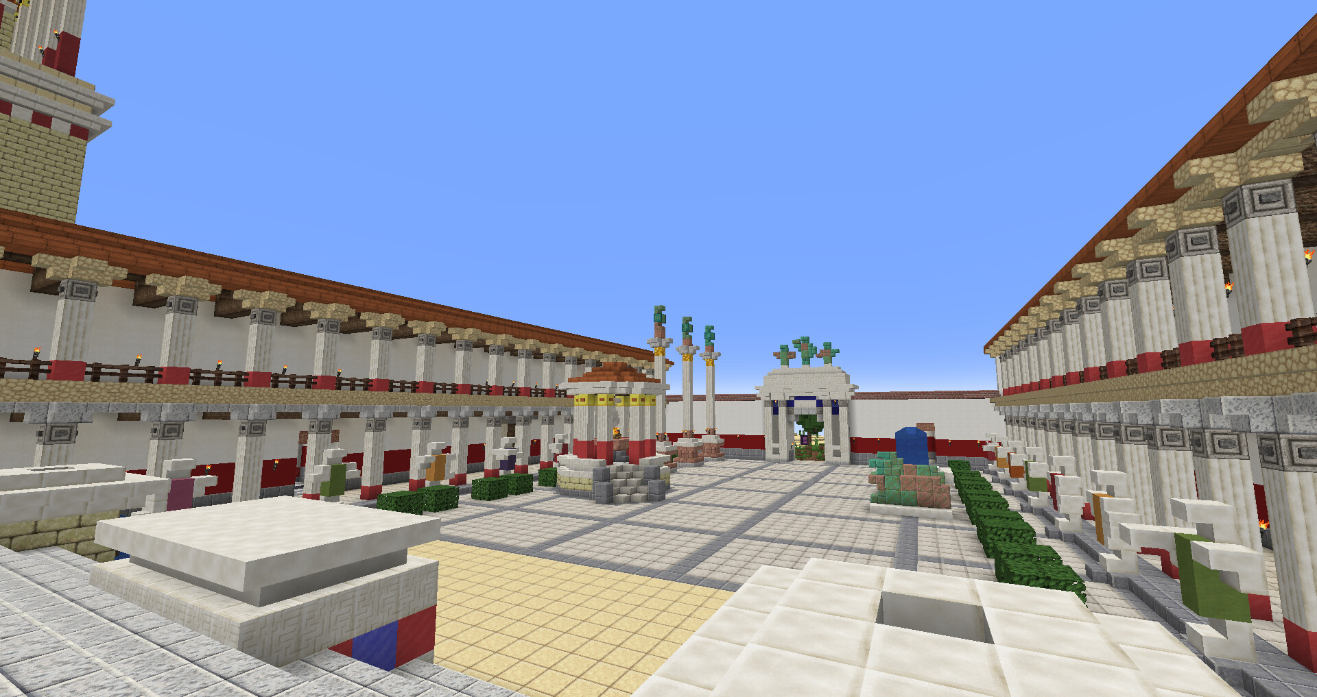 A Roman Temple (survival) Minecraft Map