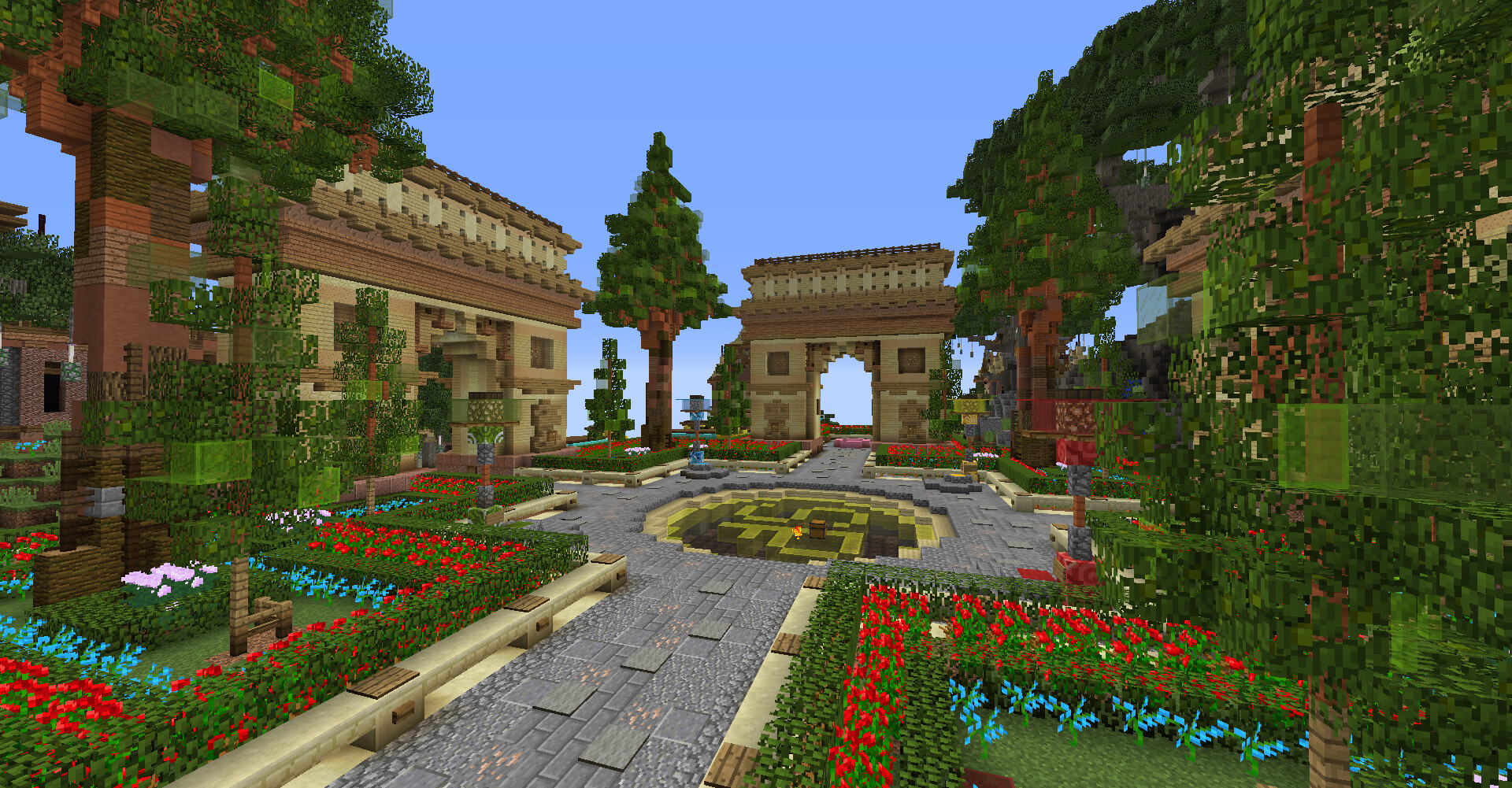 Survival spawn ~ [300х300] Minecraft Map