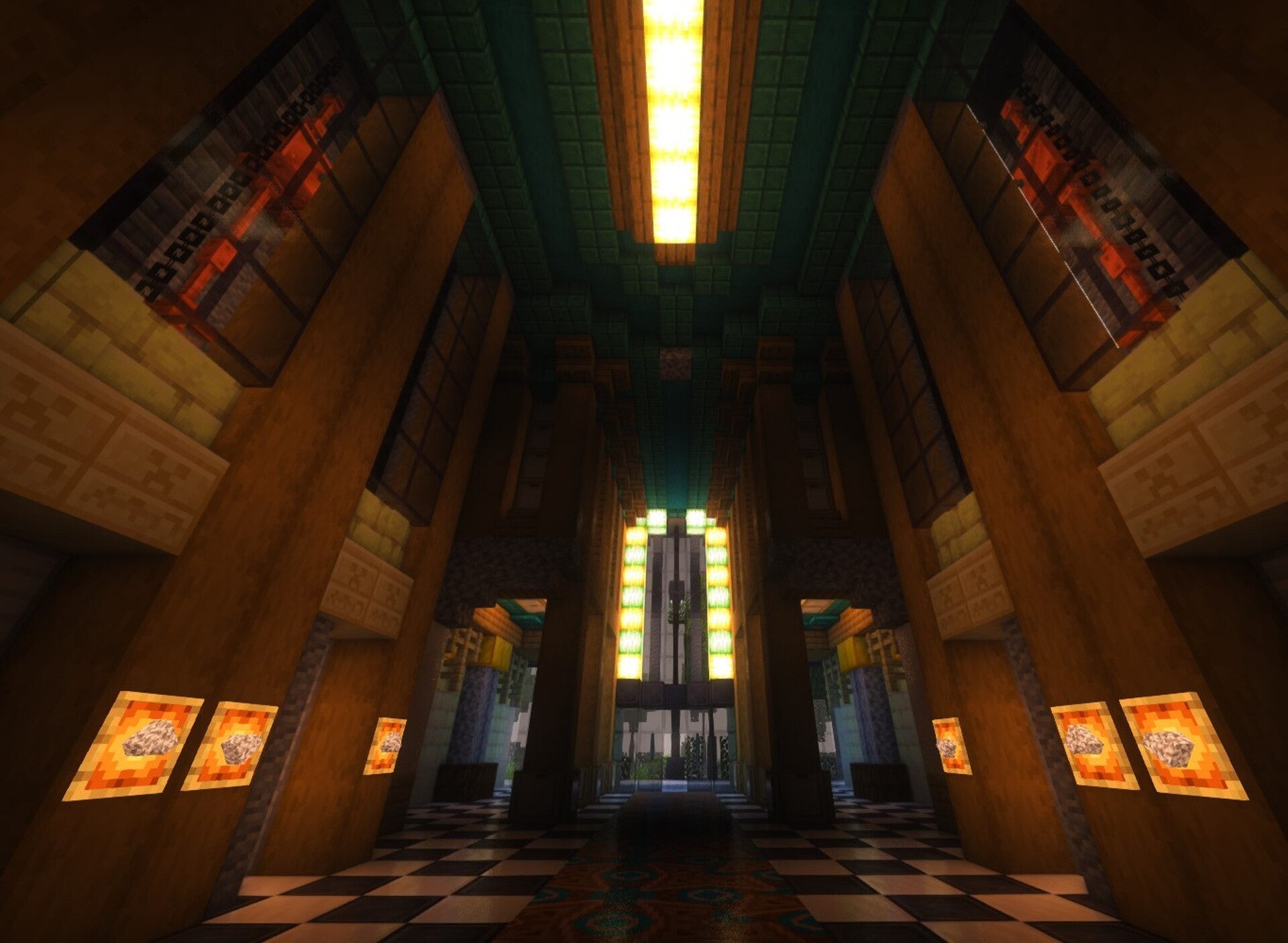 Art Deco Skyscraper I The Pointer Building I Download Minecraft Map