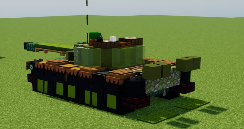 T-55A (1.5:1 Scale) Minecraft Map