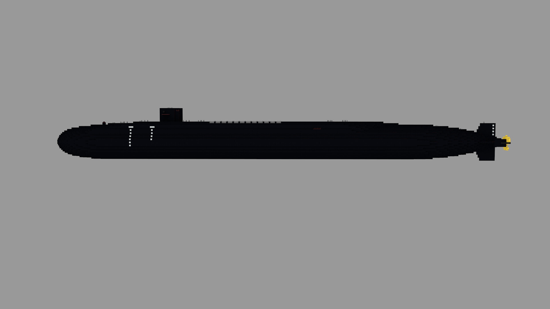 Ohio Class Submarine / 2:1 Scale Minecraft Map