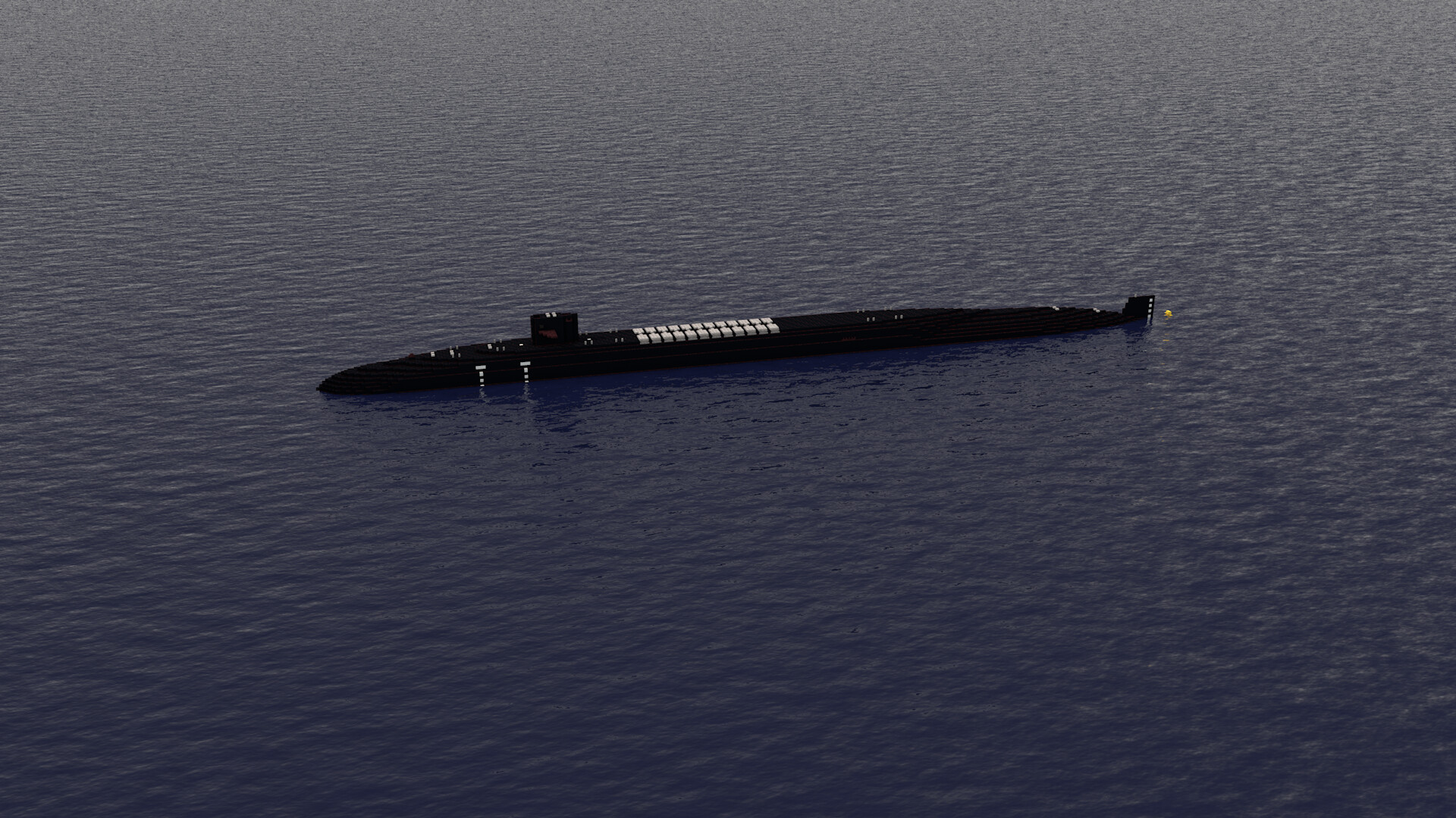 Ohio Class Submarine / 2:1 Scale Minecraft Map