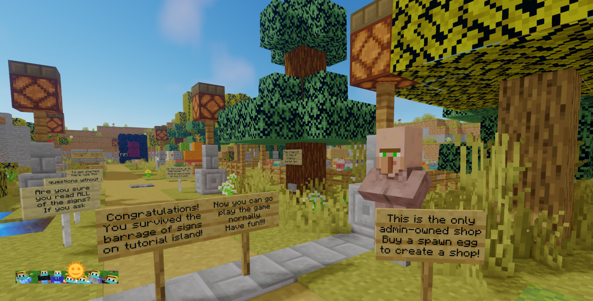 Tutorial Island Minecraft Map