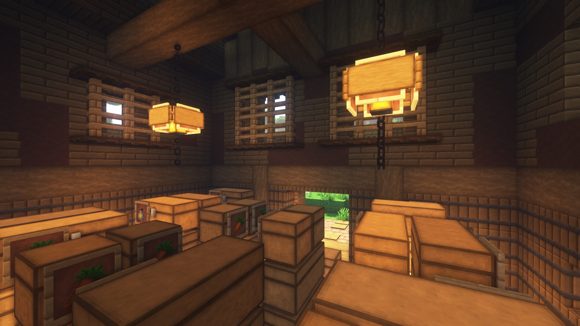 How to build a Storage House / Warehouse Minecraft Map