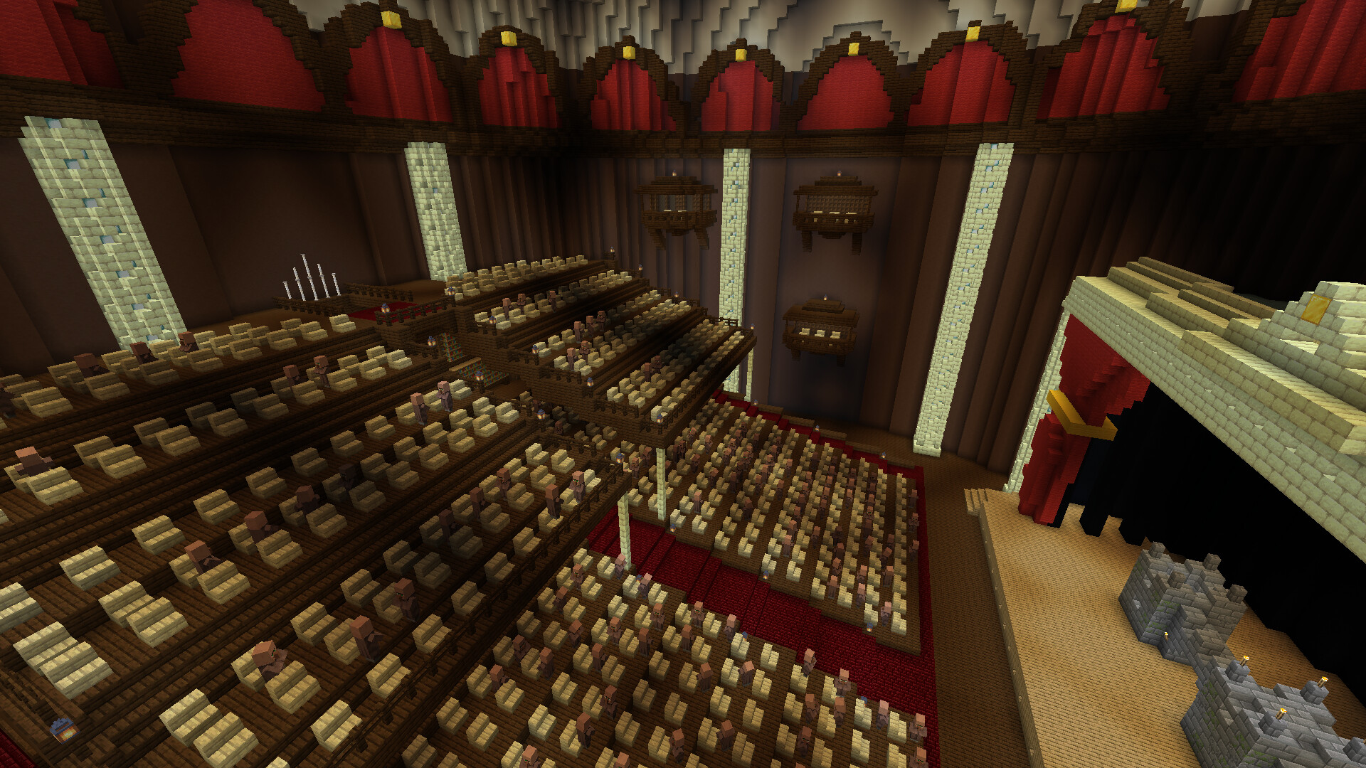 Minecraft Theatre for AoT Minecraft Map