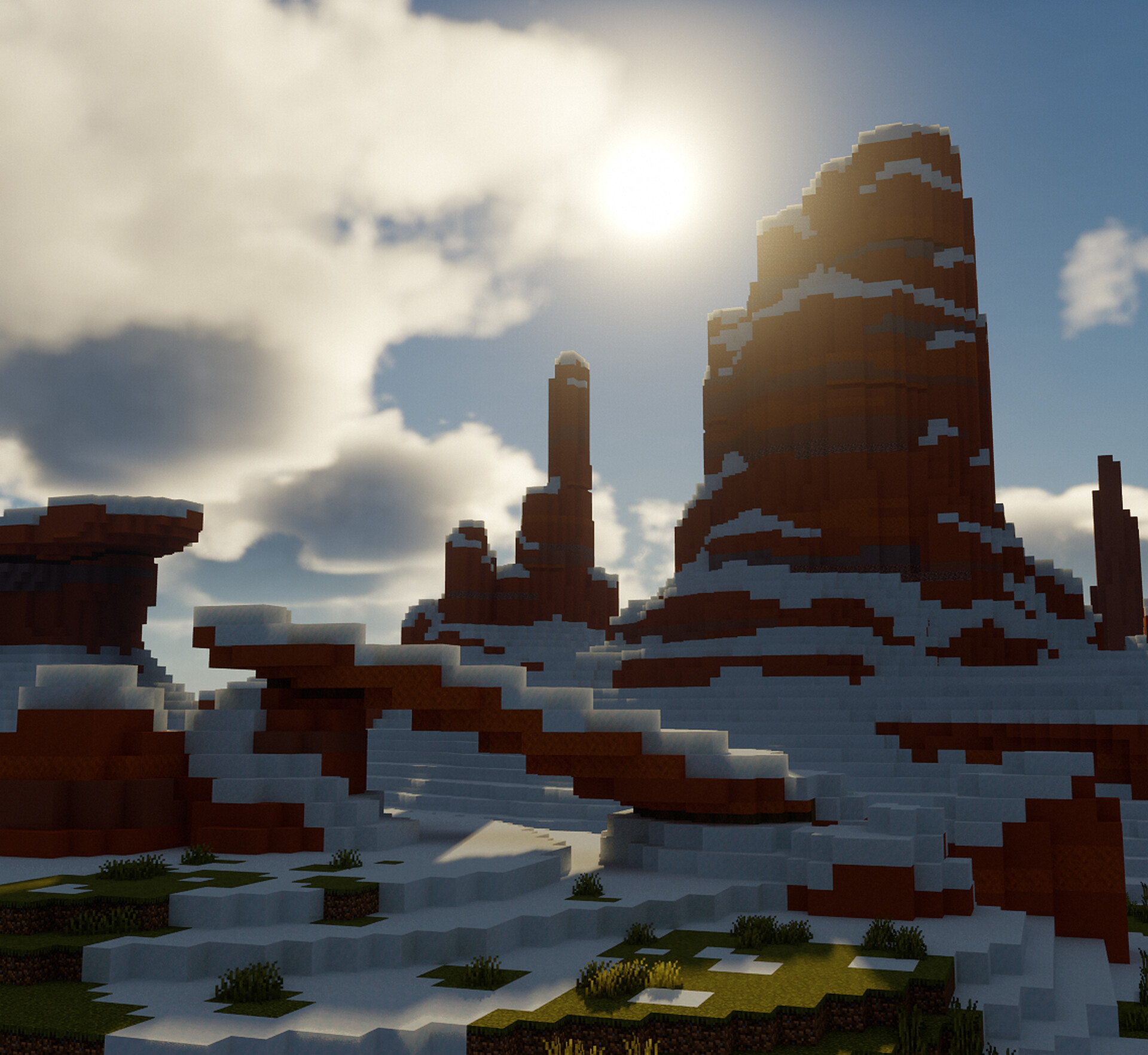 Red Mountains Minecraft Map