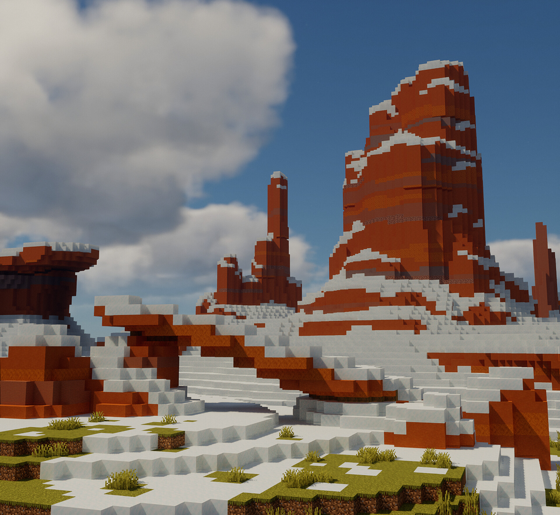 Red Mountains Minecraft Map