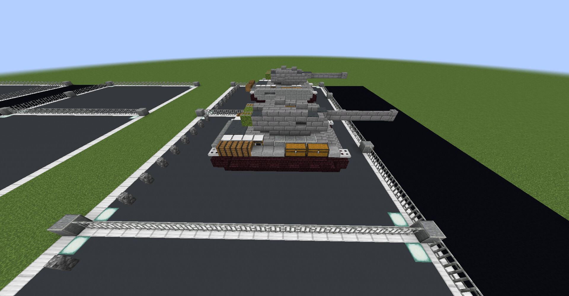 A large set of tanks Minecraft Map