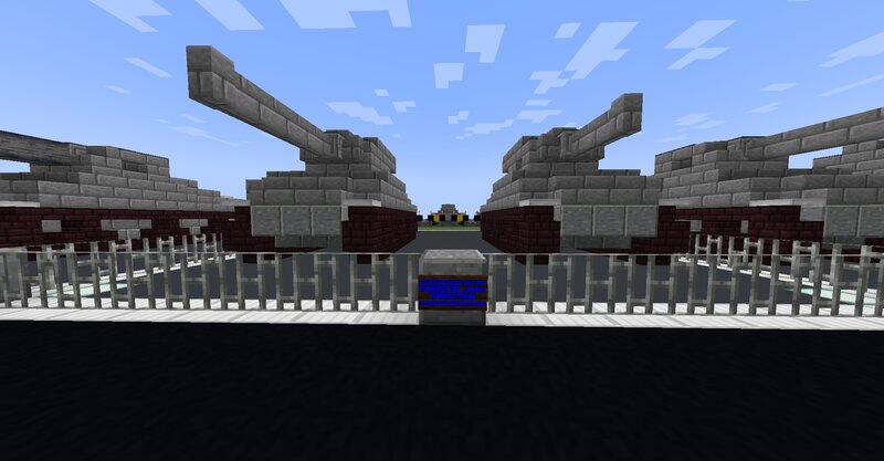 A large set of tanks Minecraft Map