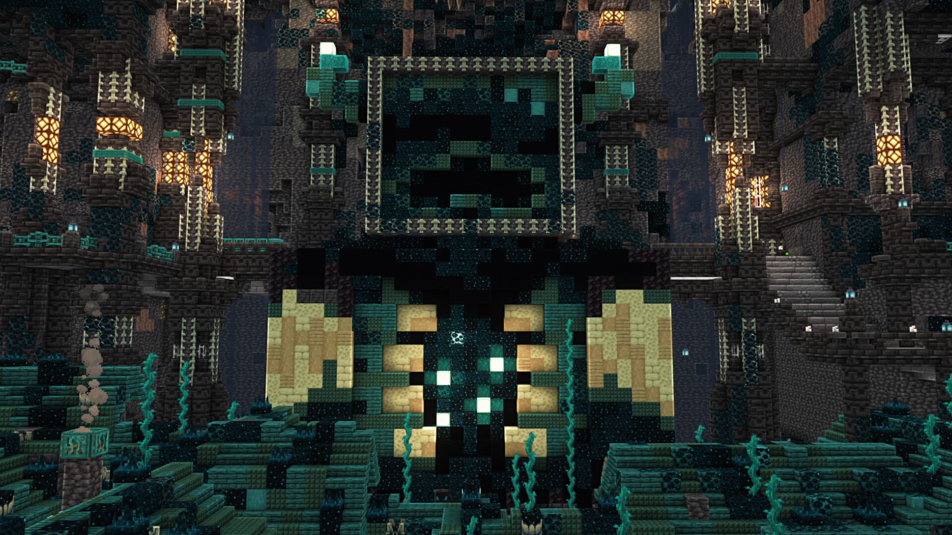 Deep Dark City Transformation - Adventure Map Minecraft Map
