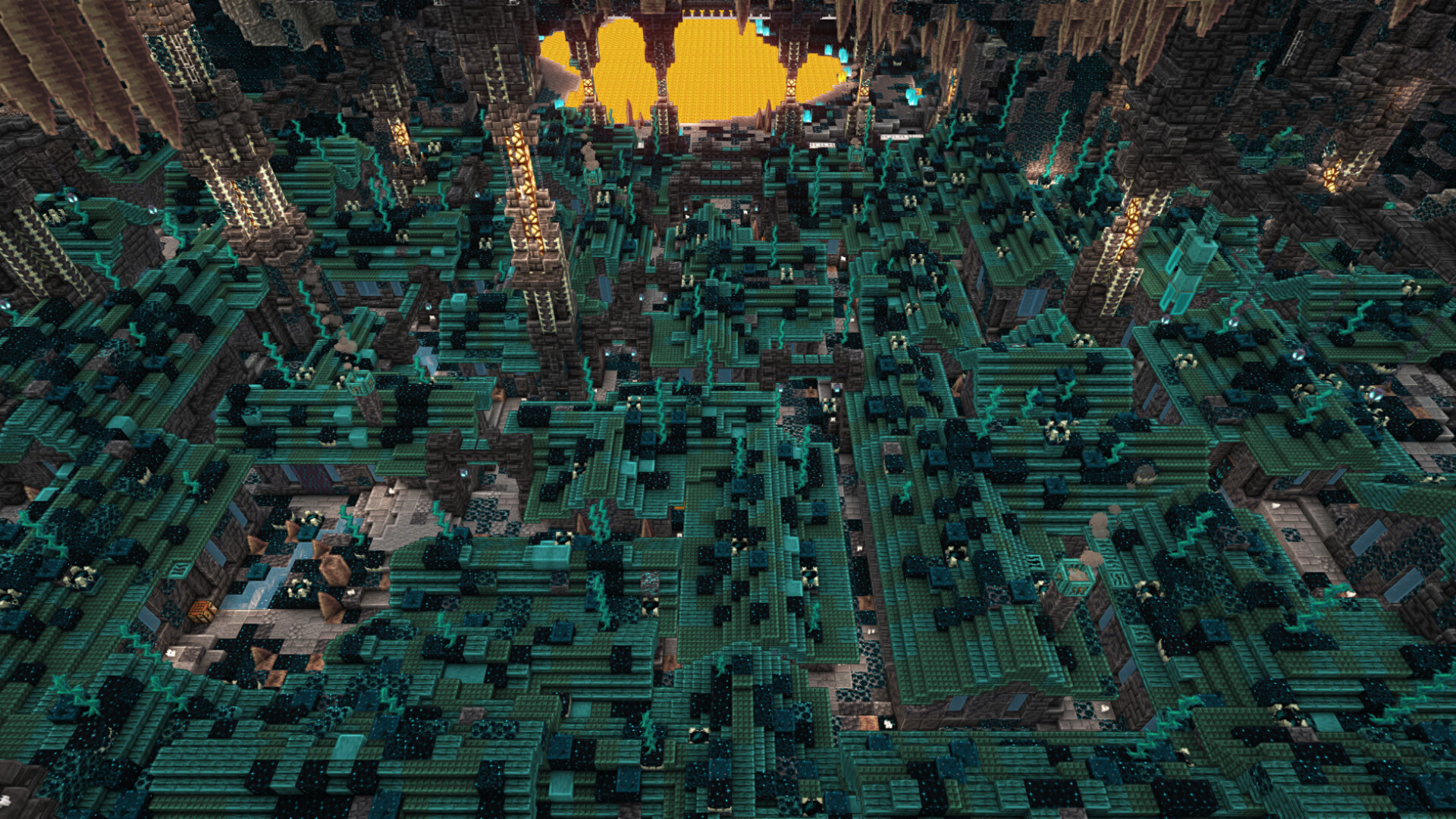 Deep Dark City Transformation - Adventure Map Minecraft Map