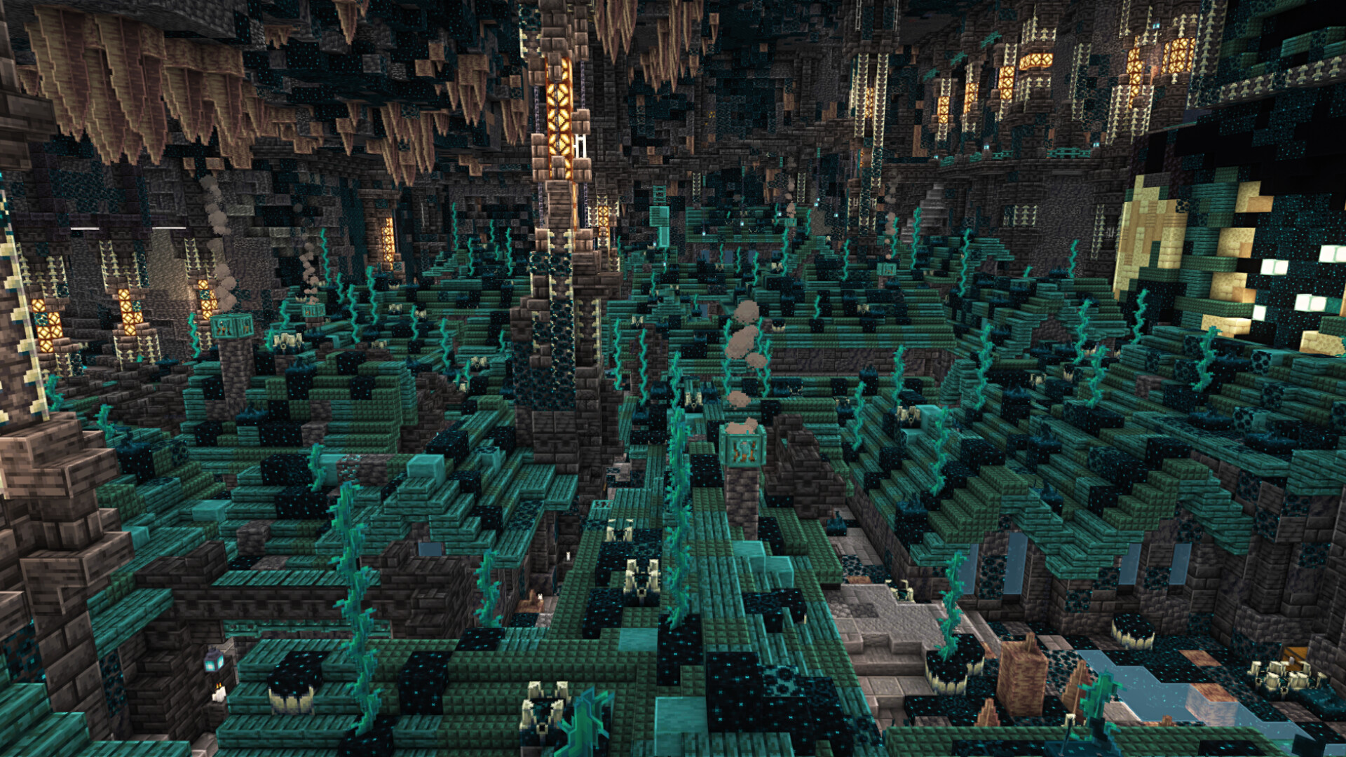 Deep Dark City Transformation - Adventure Map Minecraft Map