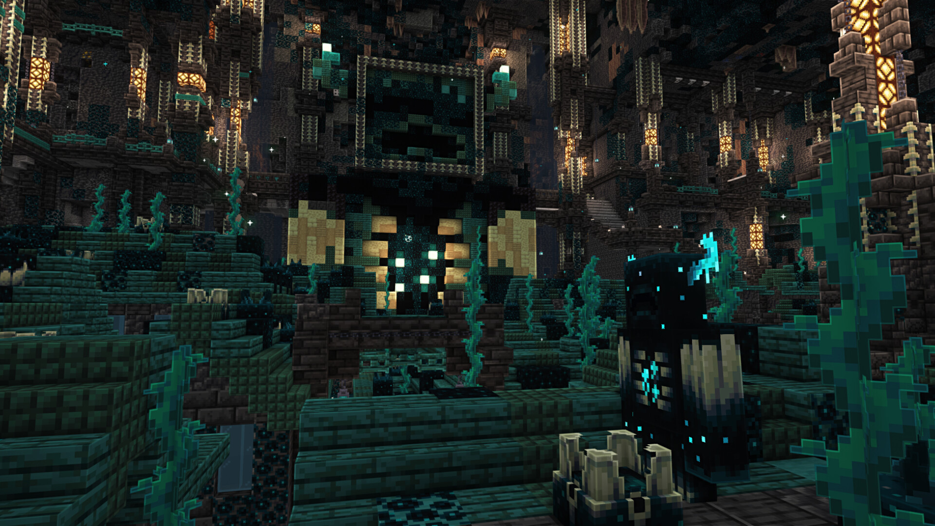 Deep Dark City Transformation - Adventure Map Minecraft Map