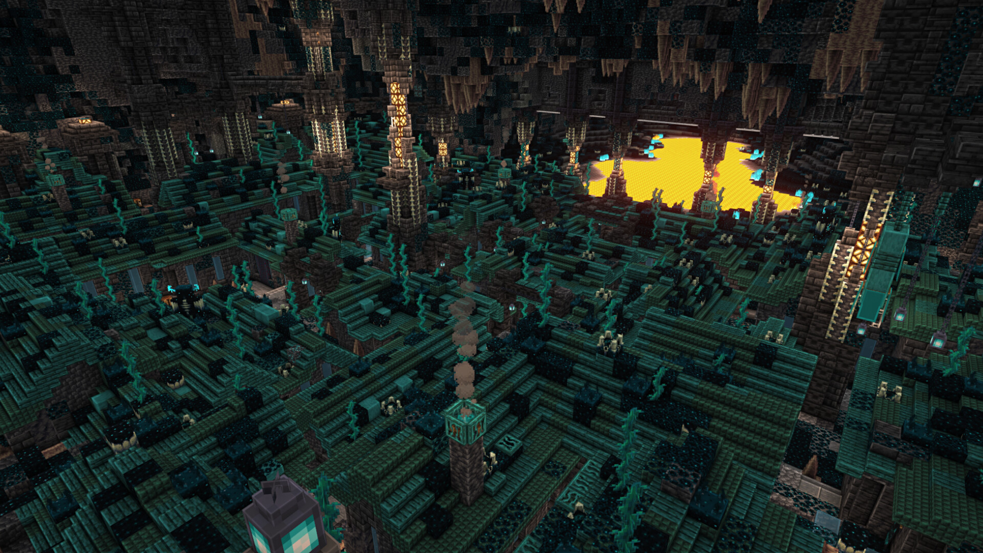 Deep Dark City Transformation - Adventure Map Minecraft Map