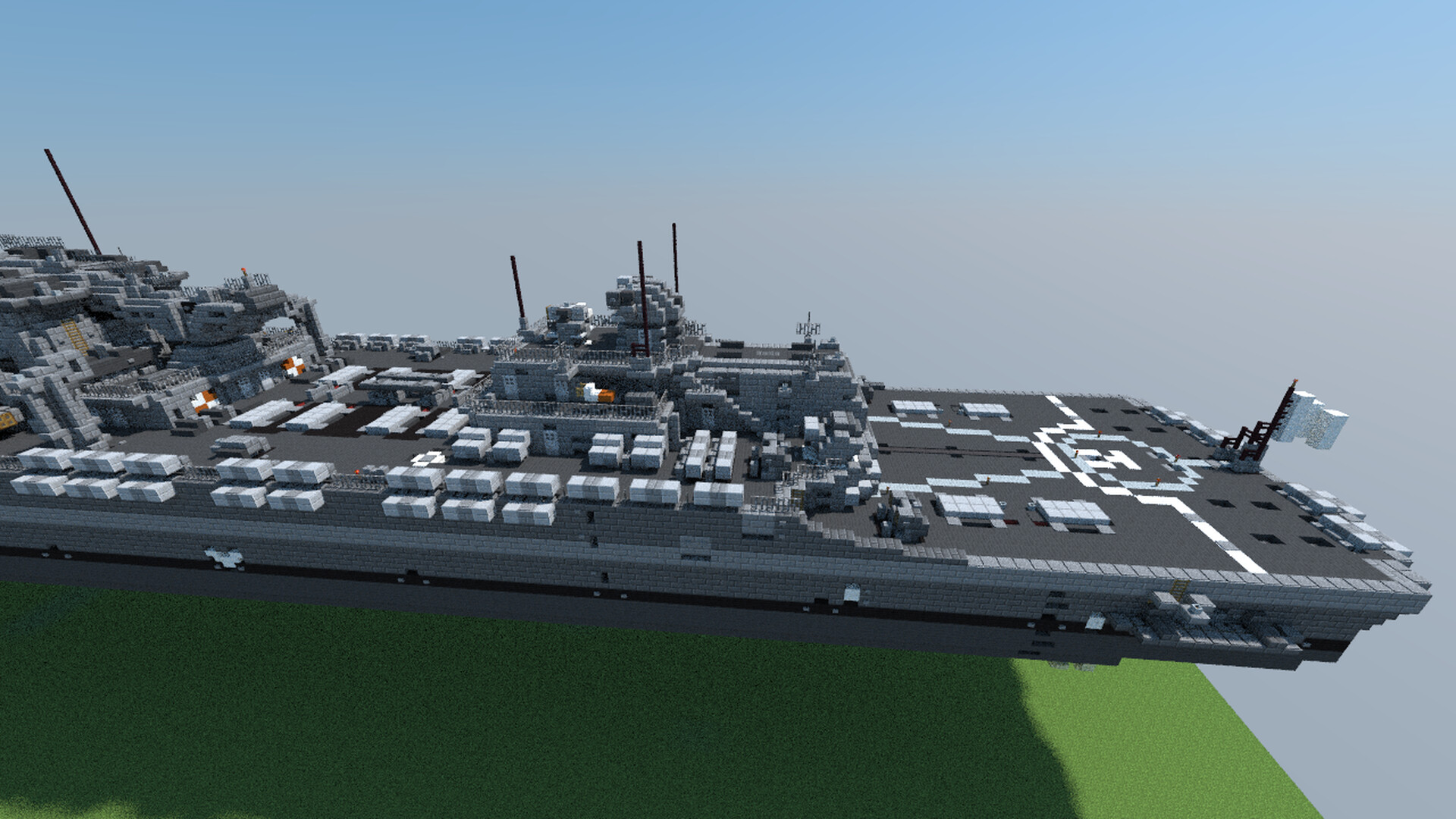 Ibuki class Missile Cruiser Minecraft Map