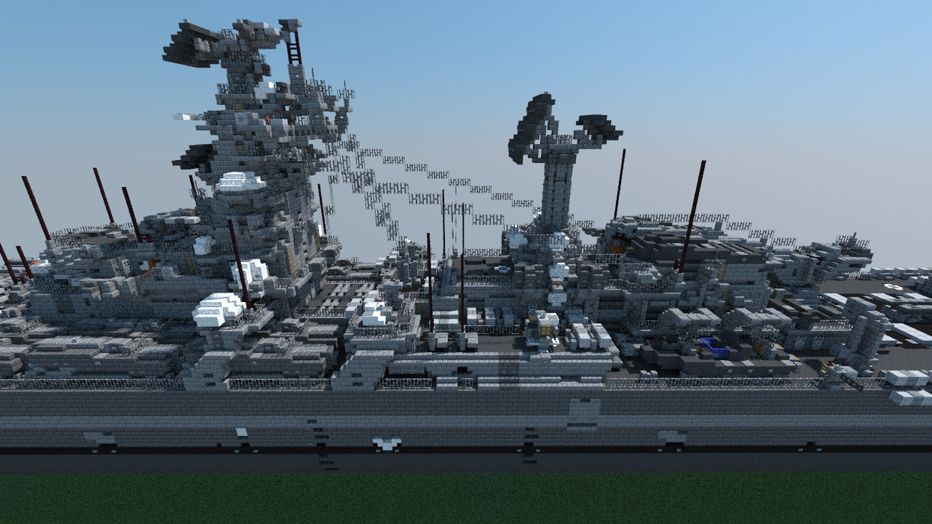 Ibuki class Missile Cruiser Minecraft Map
