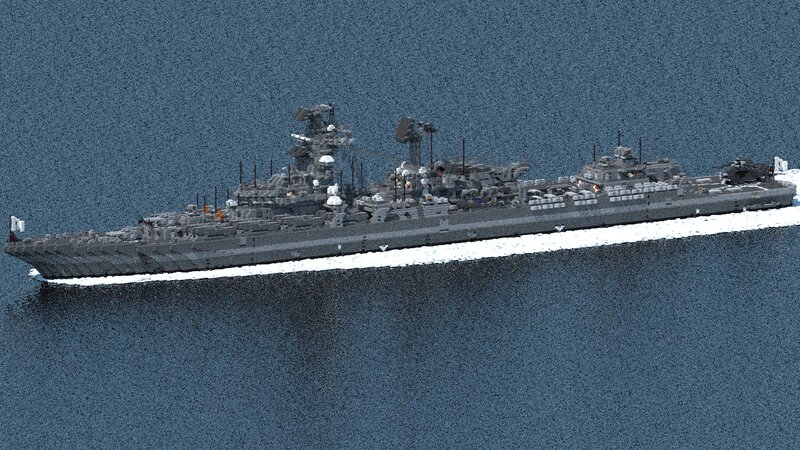 Ibuki class Missile Cruiser Minecraft Map