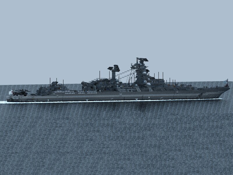 Ibuki class Missile Cruiser Minecraft Map