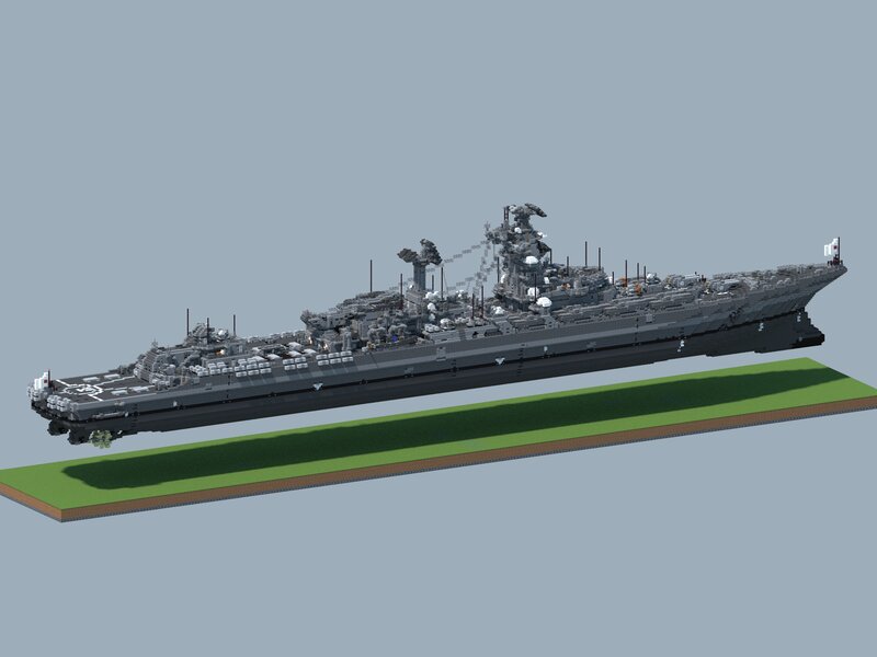 Ibuki class Missile Cruiser Minecraft Map
